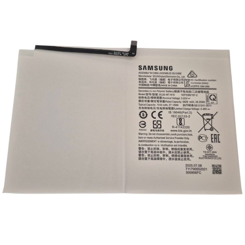 Batería Samsung Galaxy Tab A7 SM-T500 – Repuesto original 7.7V